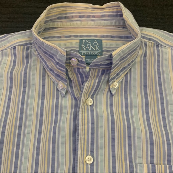Jos. A. Bank | Shirts | Joseph A Bank Ss Summer Seersucker Shirt | Poshmark
